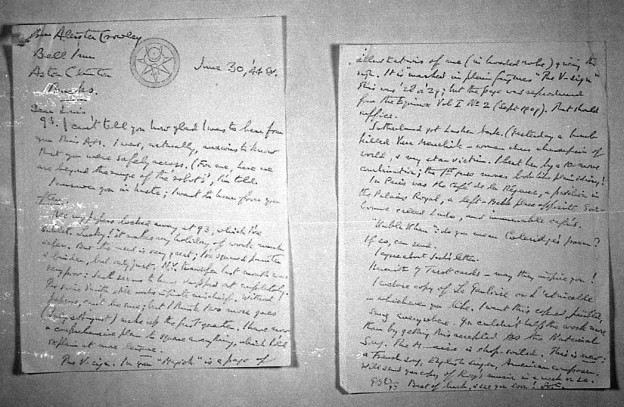 (06/30/1944) Aleister Crowley to Grady McMurtry | The Grady McMurtry ...